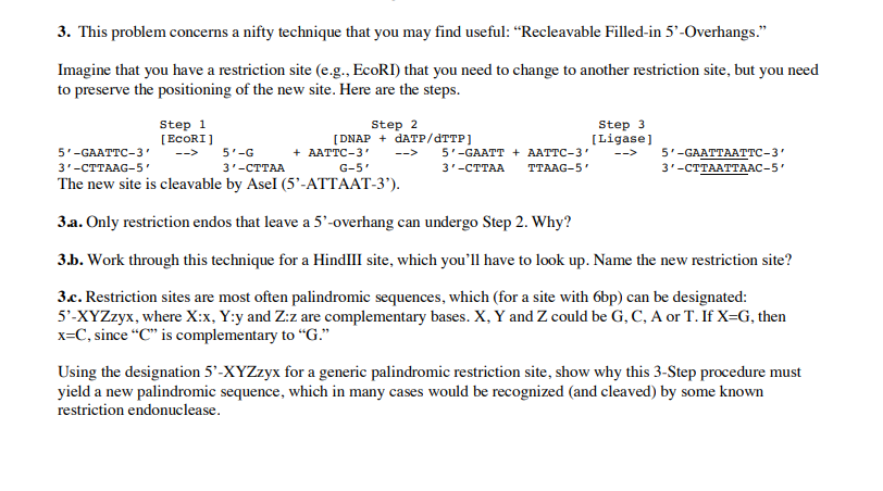 Solved 3. This problem concerns a nifty technique that you | Chegg.com