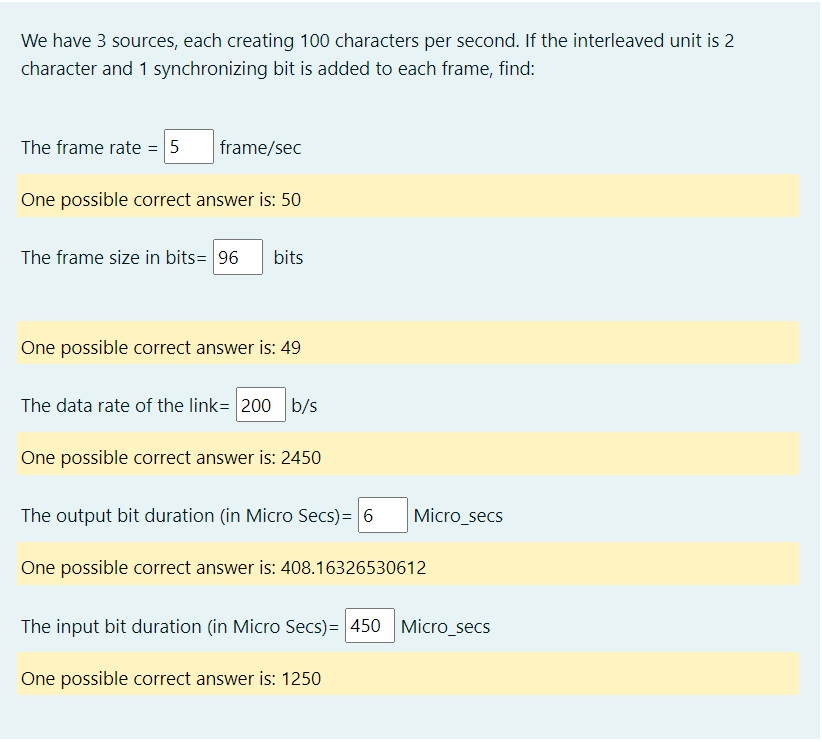 Solved We have 3 sources, each creating 100 characters per | Chegg.com
