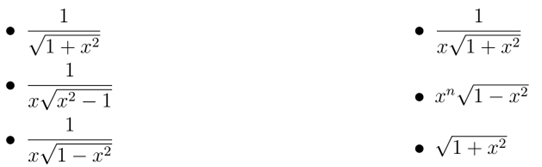 Solved Use the Variable Change Theorem to ﻿find a primitive | Chegg.com