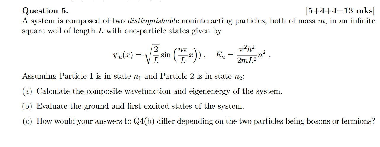 Solved Question 5. [5+4+4=13 mks] A system is composed of | Chegg.com