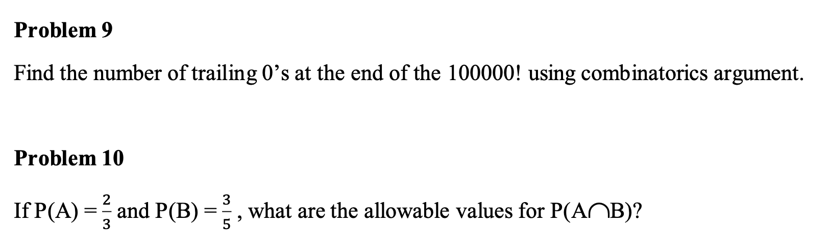 Solved Find the number of trailing 0 's at the end of the | Chegg.com