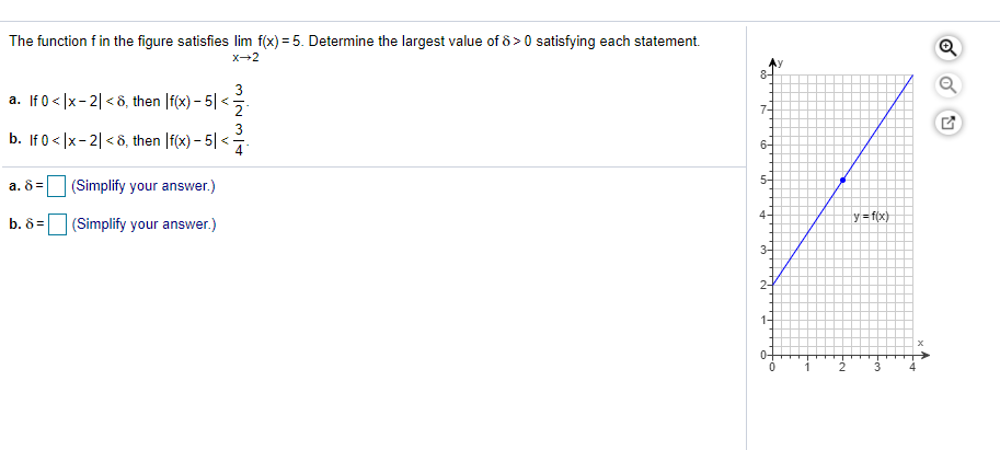 Solved The function f in the figure satisfies lim f(x)=5. | Chegg.com
