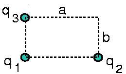 Solved The figure shows three charges q1, q2 and q3 situated | Chegg.com