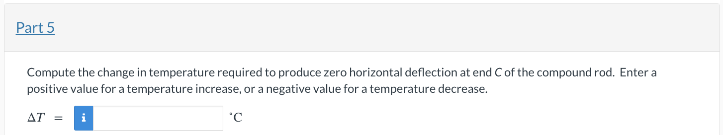 Solved Compute the change in temperature required to produce | Chegg.com