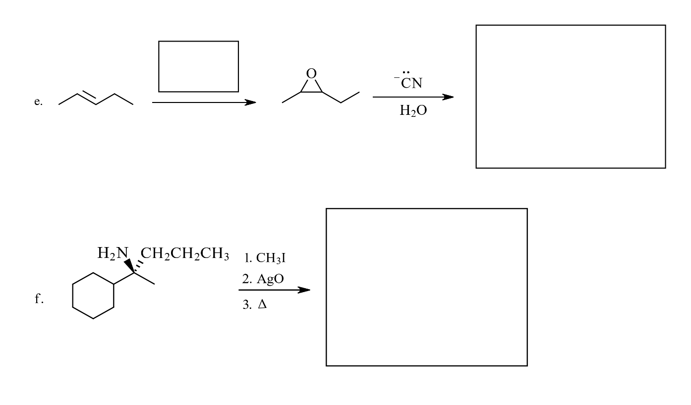 Solved Provide the missing REACTANT, REAGENT(s), and MAJOR | Chegg.com