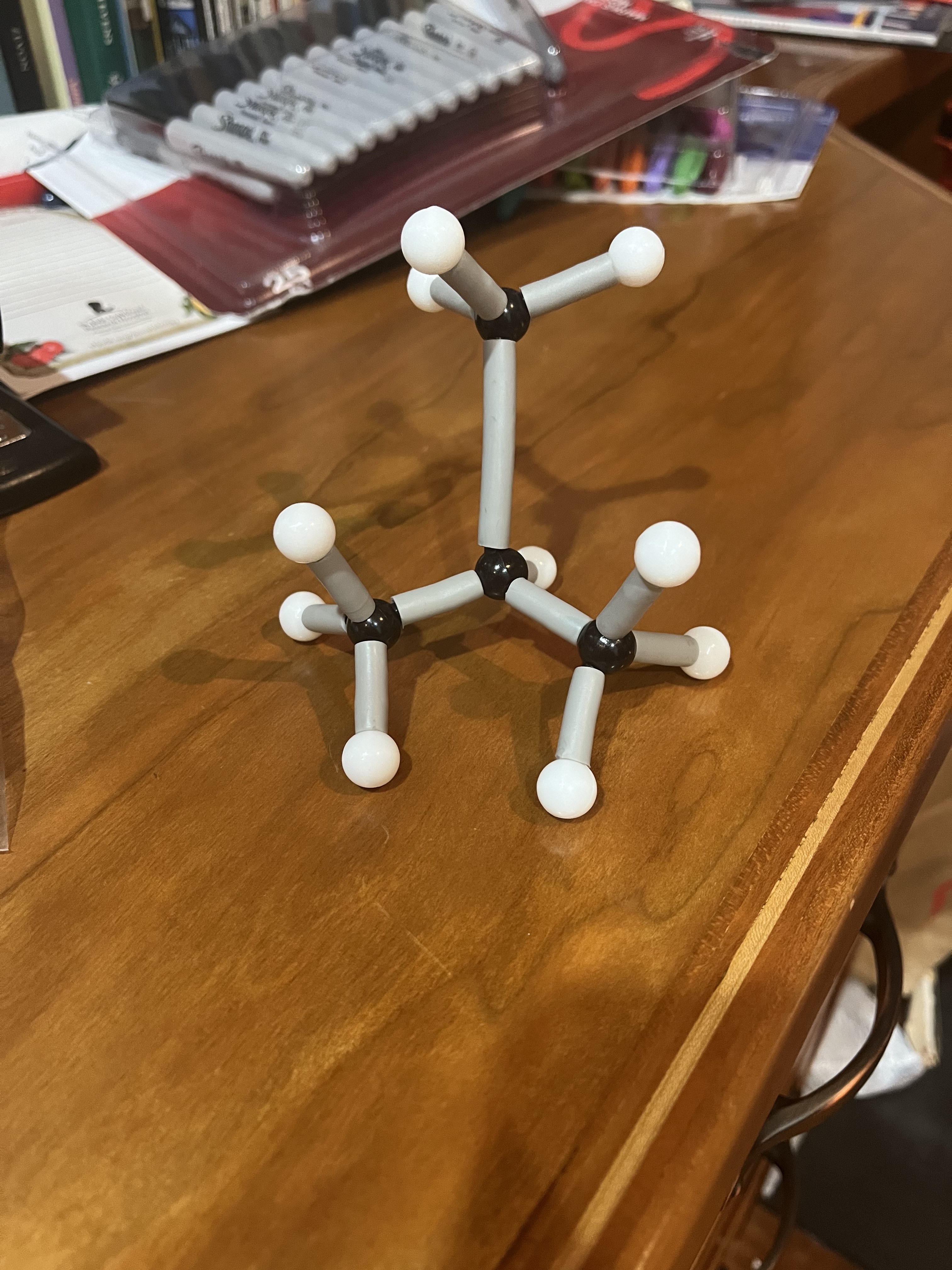 Solved Assemble the unbranched form of this molecule, | Chegg.com