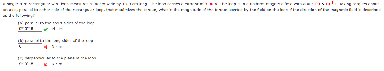 Solved A Single Turn Rectangular Wire Loop Measures 600 Cm 
