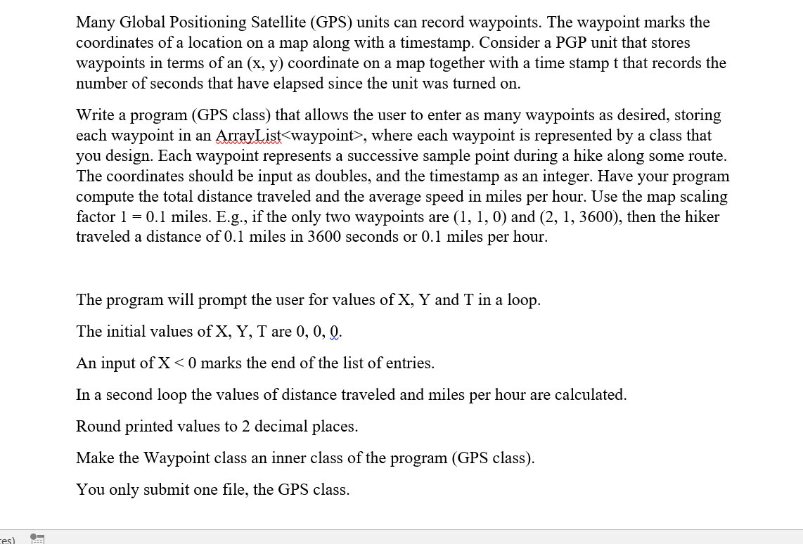 Solved Many Global Positioning Satellite (GPS) units can | Chegg.com