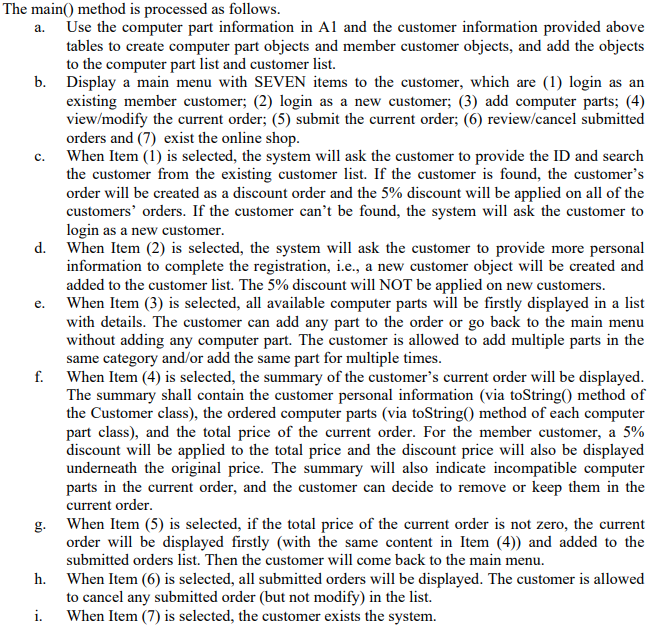 Use polymorphism, inheritance, abstraction and | Chegg.com