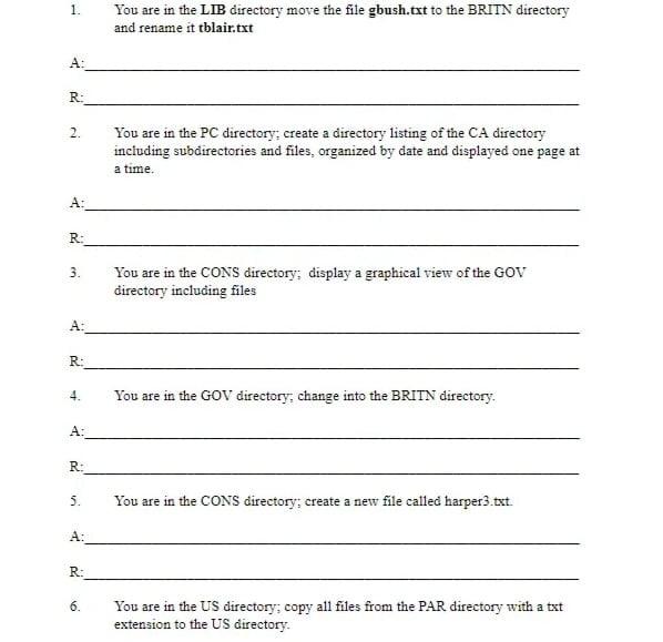 Solved MST100 Absolute and Relative Paths Worksheet 1. | Chegg.com