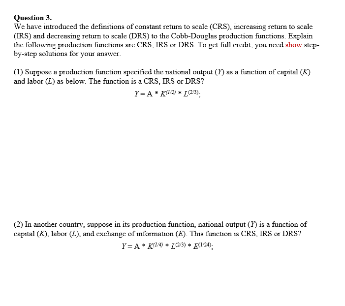 Solved Question 3. We have introduced the definitions of | Chegg.com