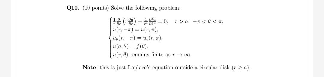 Solved Q10. (10 ﻿points) ﻿Solve the following | Chegg.com