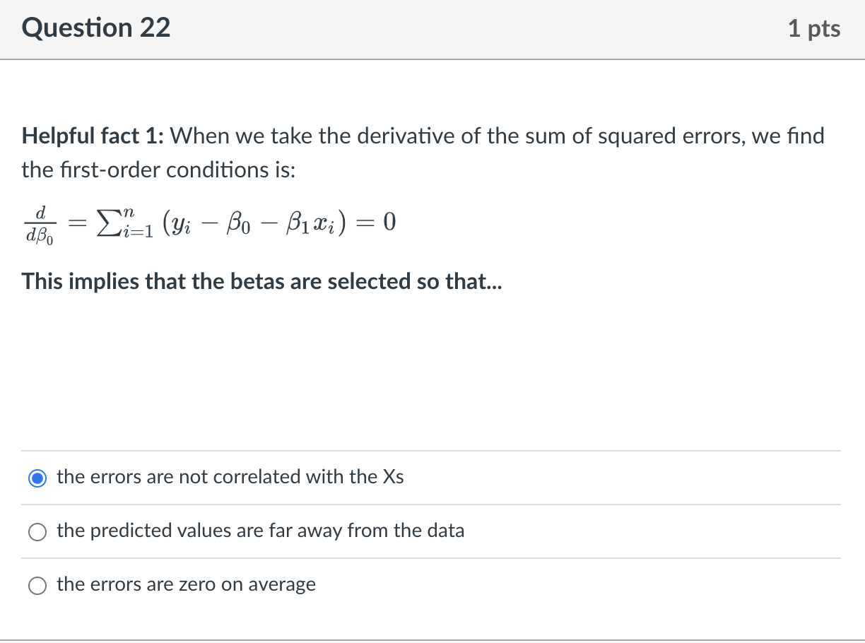 Solved Helpful fact 1: When we take the derivative of the | Chegg.com