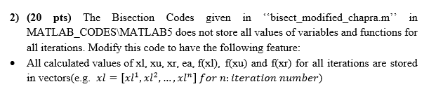 2) (20 pts) The Bisection Codes given in | Chegg.com