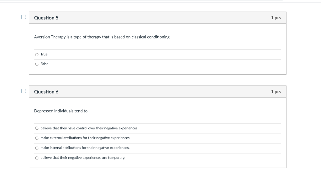 Solved D Question 9 1 pts In cognitive restructuring, | Chegg.com
