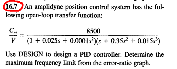 Solved (16.7 An amplidyne position control system has the | Chegg.com