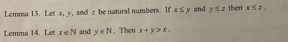 Solved y and write x >y. We also say that y is less Theorem | Chegg.com