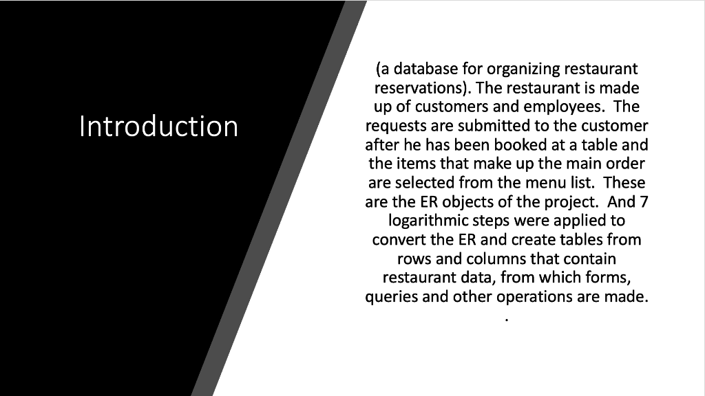 Solved Introduction to Database (CCCS215 Project) Project | Chegg.com
