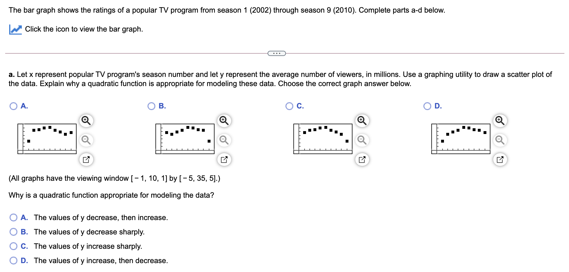 Solved 35- 30.1 29.7 30- 27.6 26.4 26.4 24.5 25- 23.6 21.4 | Chegg.com