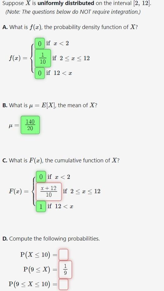 Solved Suppose X is uniformly distributed on the interval | Chegg.com