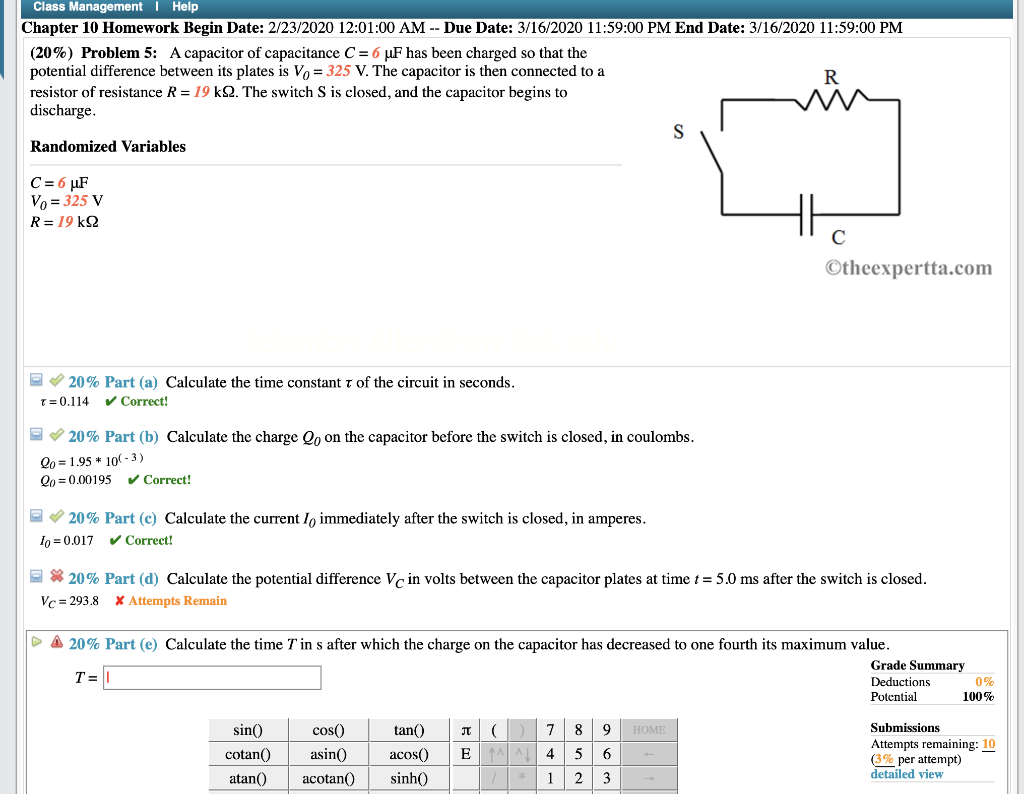 Solved Class Management | Help Chapter 10 Homework Begin | Chegg.com