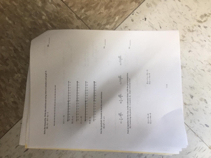 Solved Solve The Inequality Write The Solution Set Using 8249