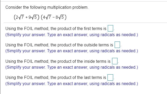 Solved Consider the following multiplication problem (277 | Chegg.com