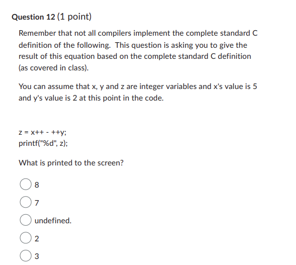 Solved If you see "\%-10d" in a printf() statement, what | Chegg.com