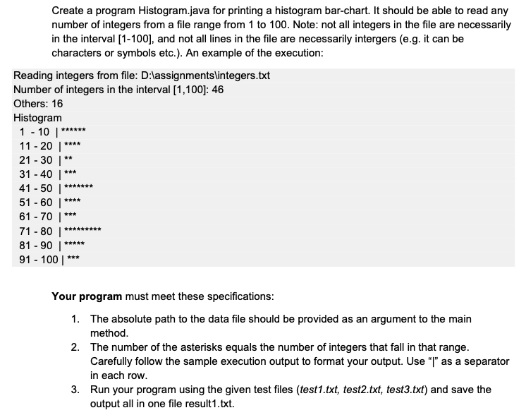 Solved Using Java Eclipse Please Help With Making This 1227