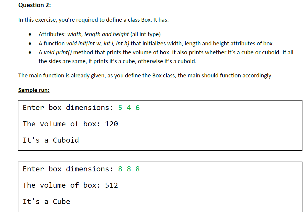 Solved Question 2: In this exercise, you're required to | Chegg.com