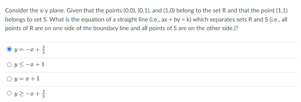 Solved Consider the x-y ﻿plane. Given that the points | Chegg.com