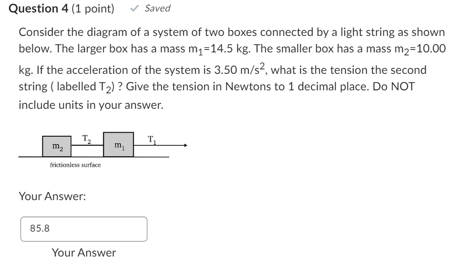 Solved Consider the diagram of a system of two boxes | Chegg.com