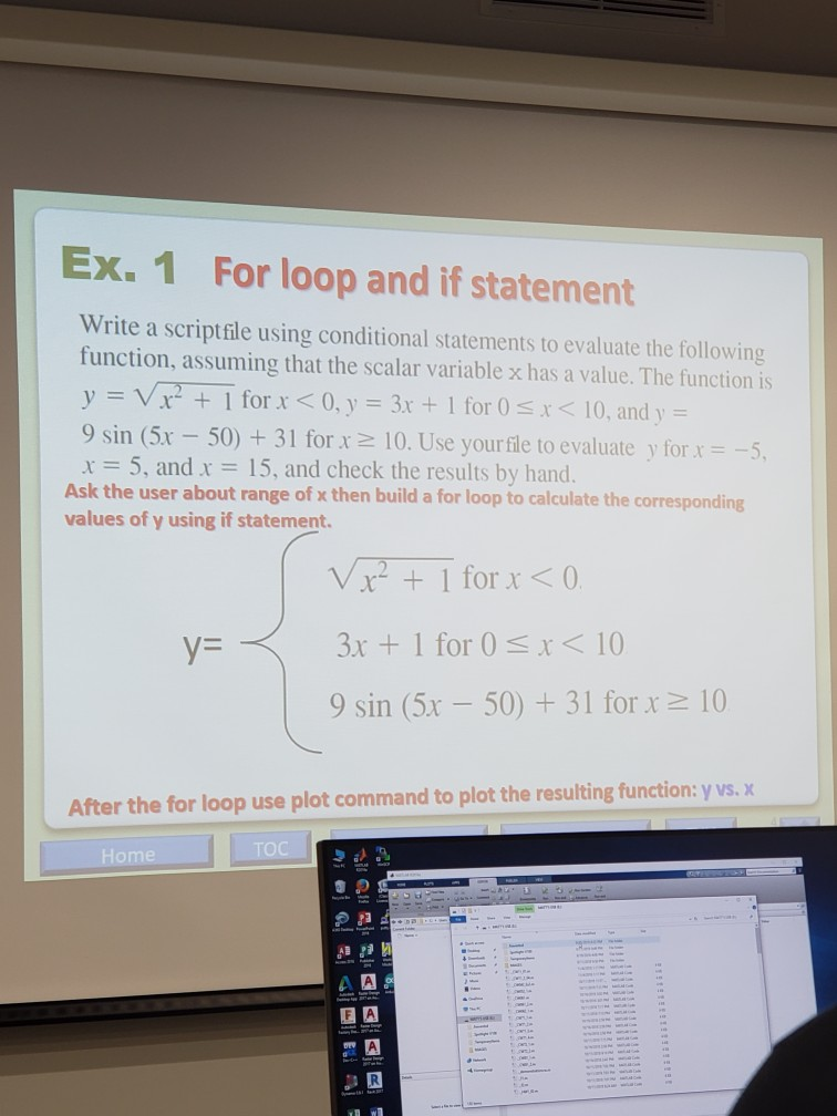 Solved Ex 1 For Loop And If Statement Write A Scriptfile 0108