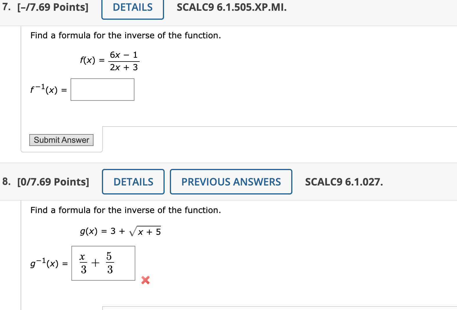 solved-find-a-formula-for-the-inverse-of-the-function-chegg