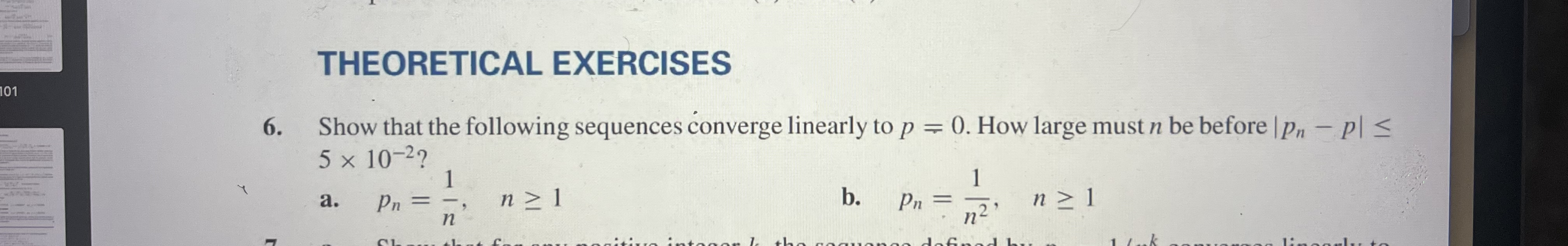Solved THEORETICAL EXERCISESShow that the following | Chegg.com