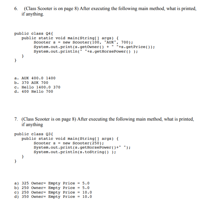 Solved Answer Sheet: Question Answer (A...D) 1 2 3 4 5 6 7 8 | Chegg.com