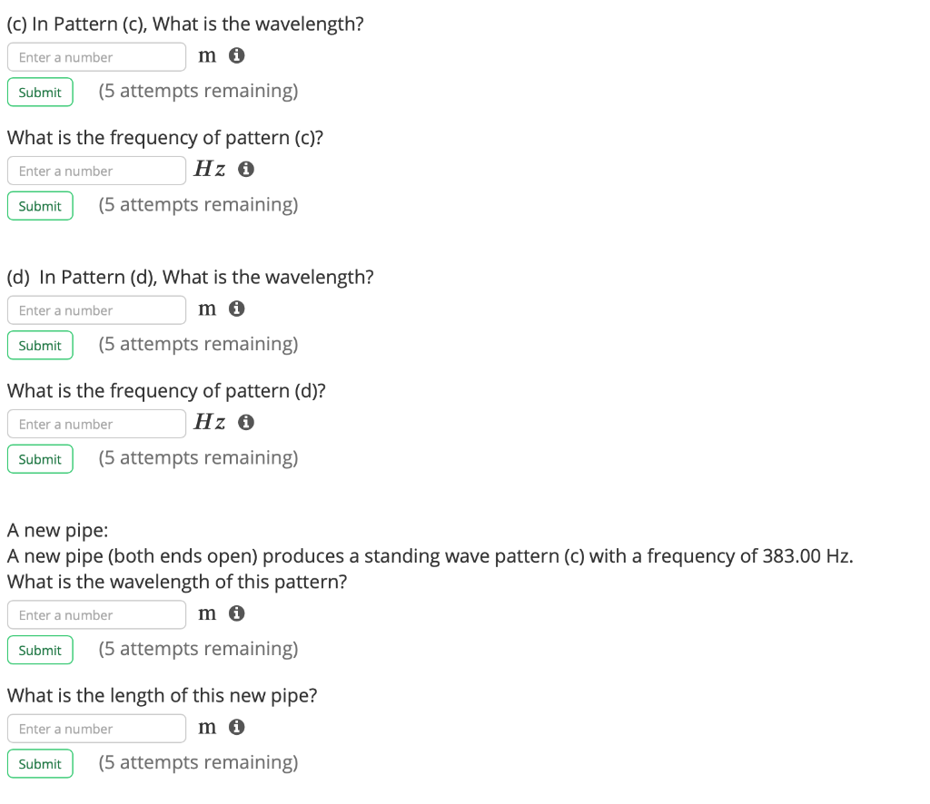 Solved Pattern A Pattern B Pattern C Pattern D The 9108