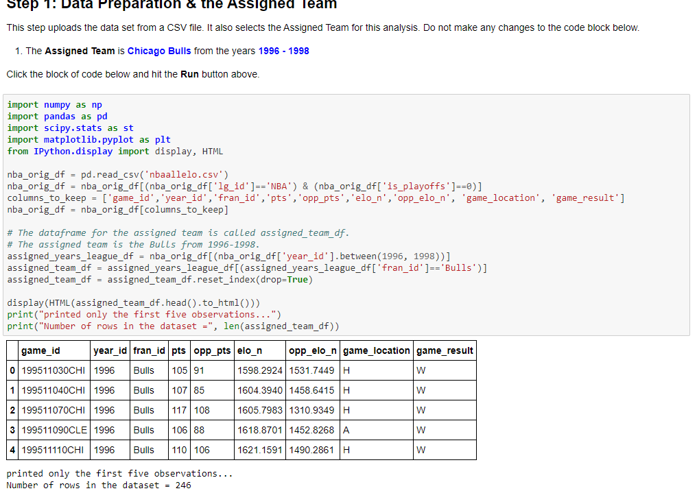 Solved \# Mean points of your team mean_pts_your_team = | Chegg.com