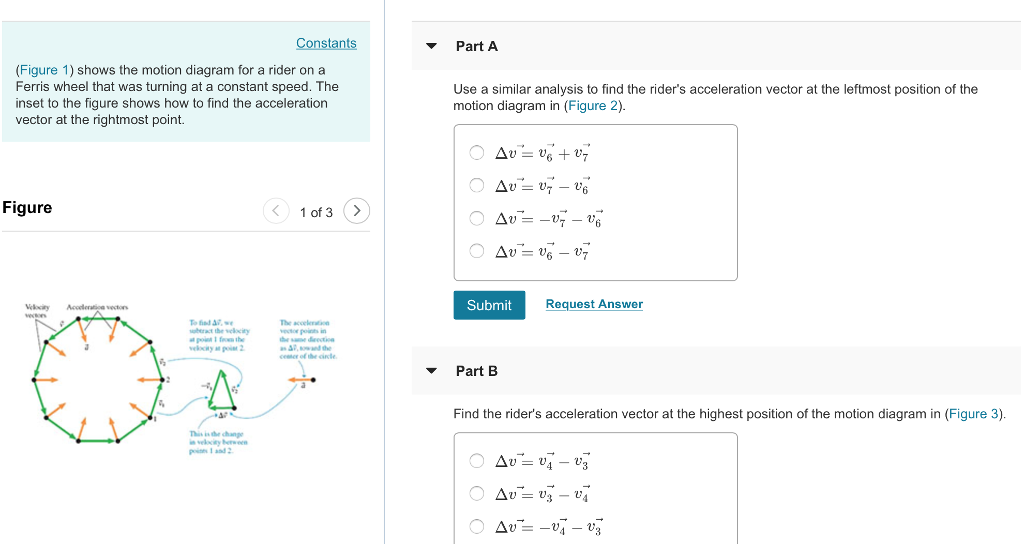 Solved Part A (Figure 1) shows the motion diagram for a | Chegg.com