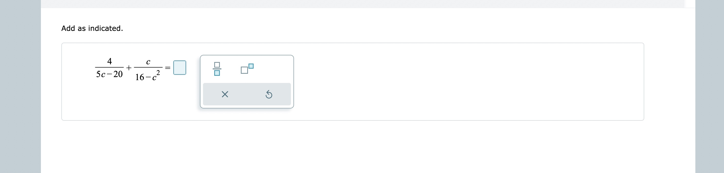 Solved Add as indicated.45c-20+c16-c2= | Chegg.com
