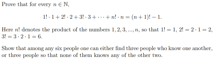 Solved Prove that for every n e N, 1!·1+ 2! - 2 + | Chegg.com