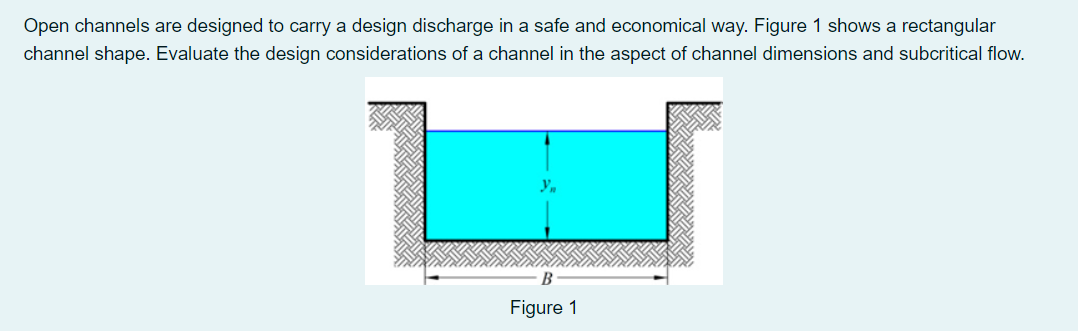 Solved Open channels are designed to carry a design | Chegg.com