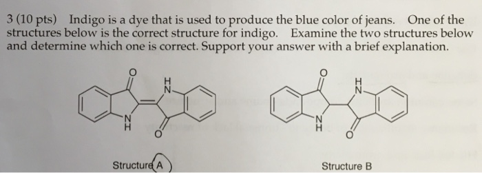 Indigo Dye Structure