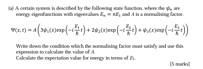 Solved (a) A certain system is described by the following | Chegg.com