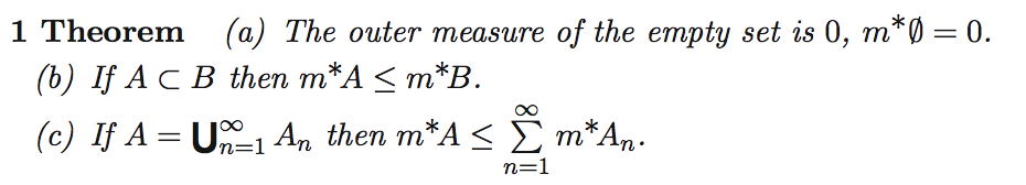 Solved Show this counting measure is outer measure | Chegg.com