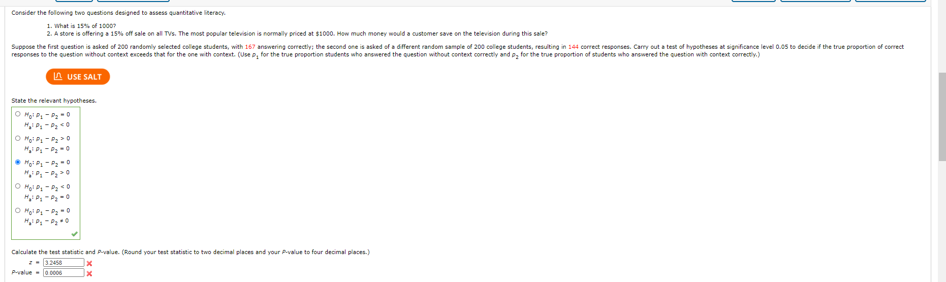 Solved Consider the following two questions designed to | Chegg.com
