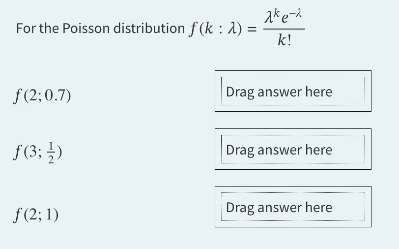 Solved For the Poisson distribution | Chegg.com
