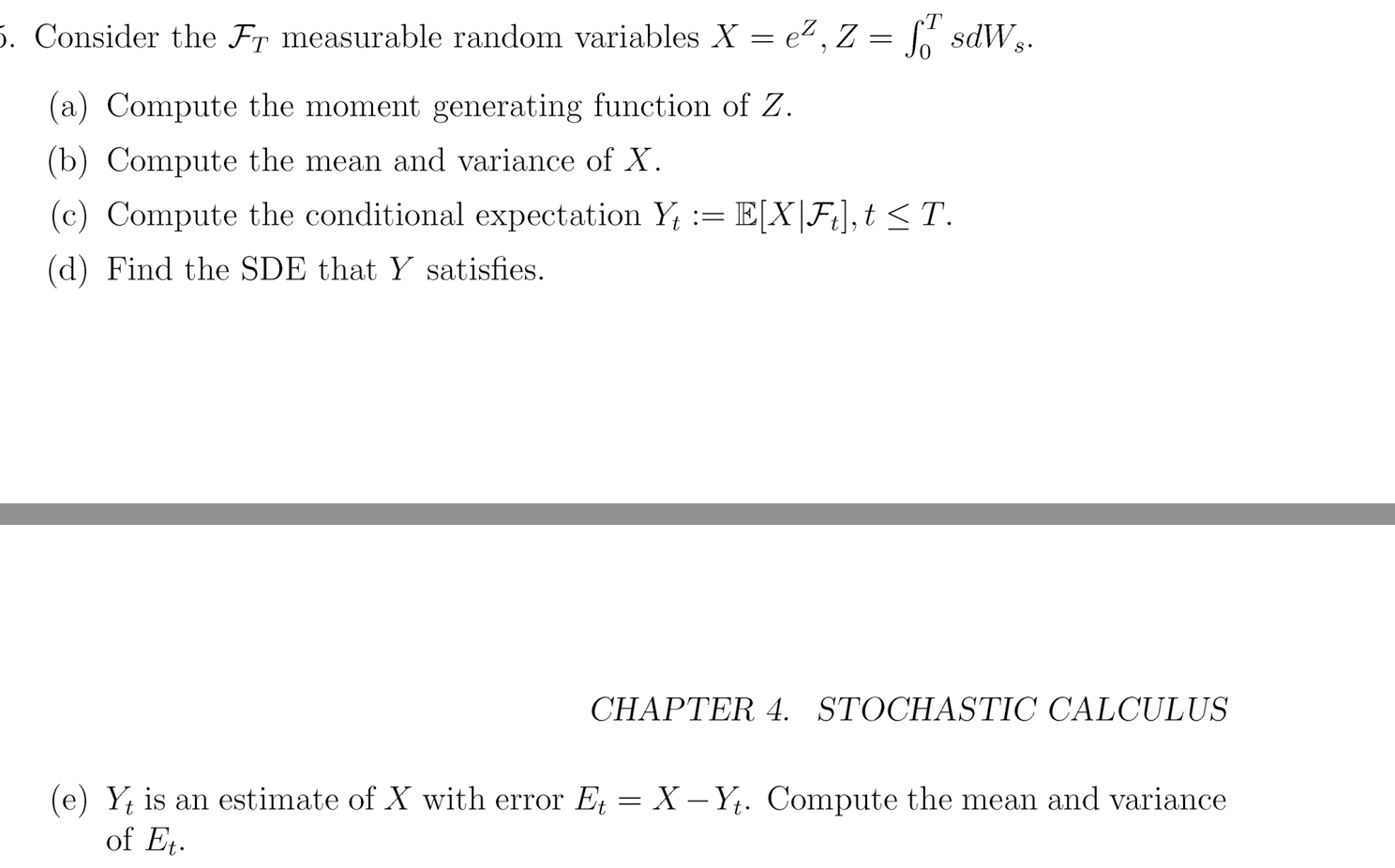 5. Consider the Fr measurable random variables X = | Chegg.com