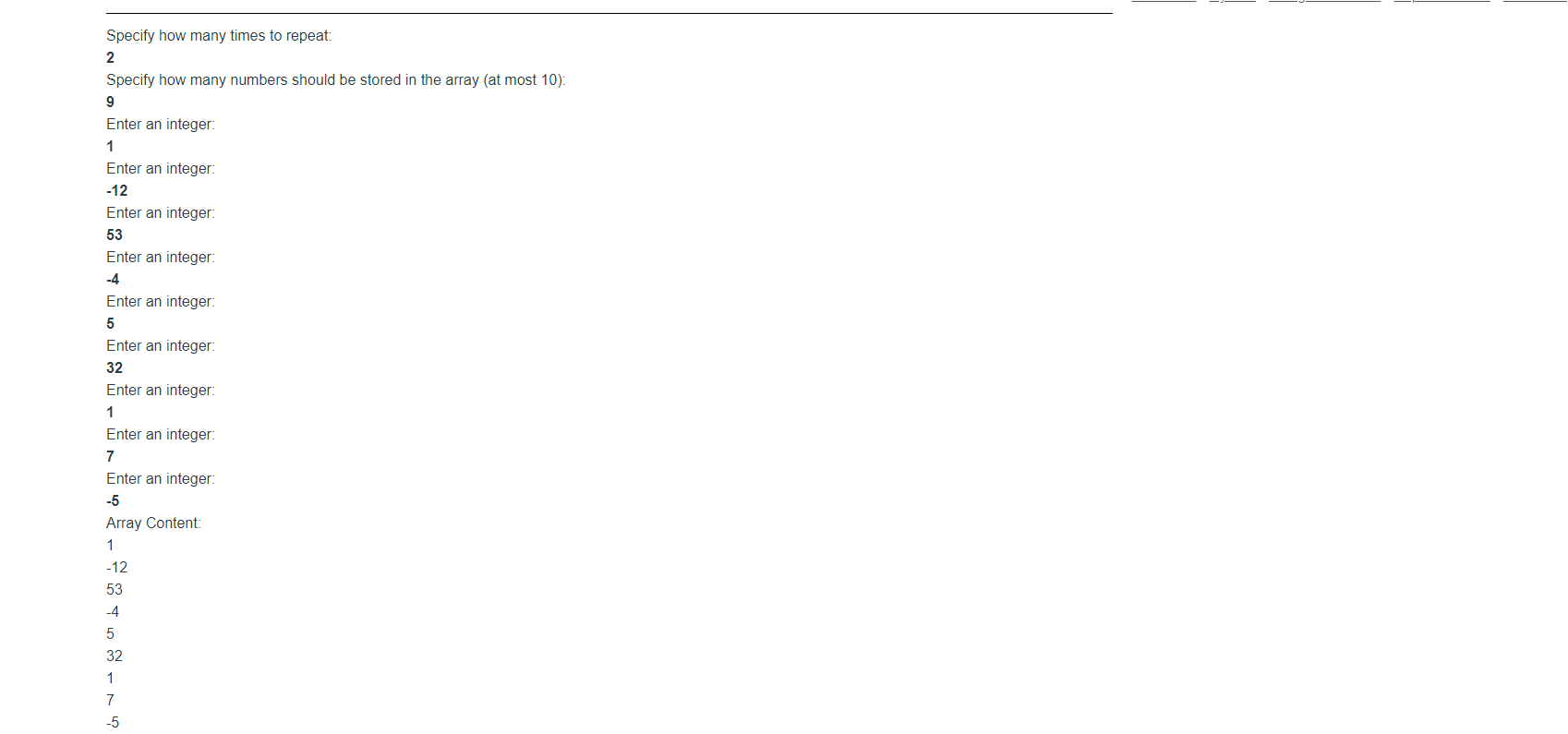 Solved //The readArray function reads integers from user | Chegg.com