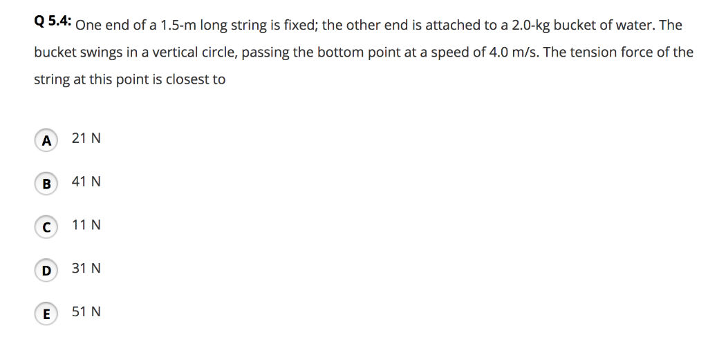 Solved Q 5.4: One end of a 1.5-m long string is fixed; the | Chegg.com
